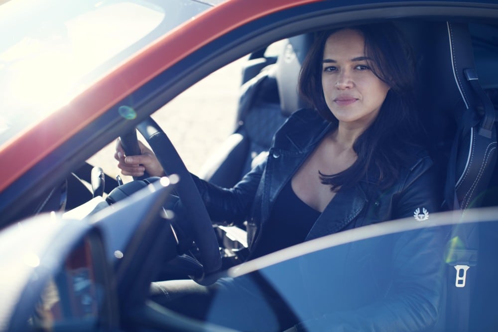 MICHELLE RODRIGUEZ REACHES 201 MPH IN JAGUAR F-TYPE SVR - Free Car Mag