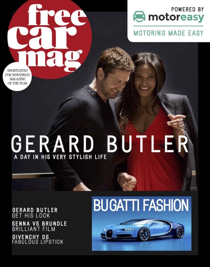 Gerard Butler is our New Cover Star - Free Car Mag