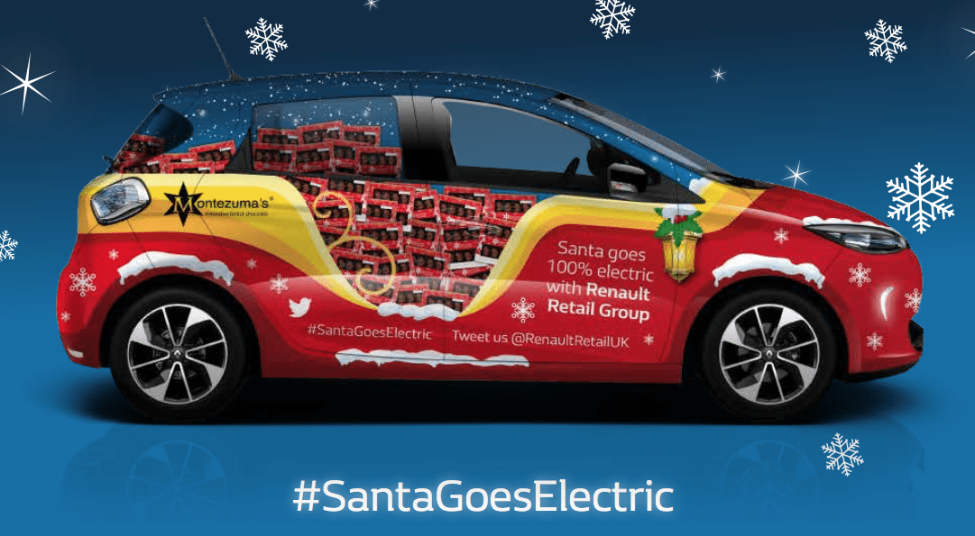 Santa test-drives his new electric sleigh with Renault - Free Car Mag